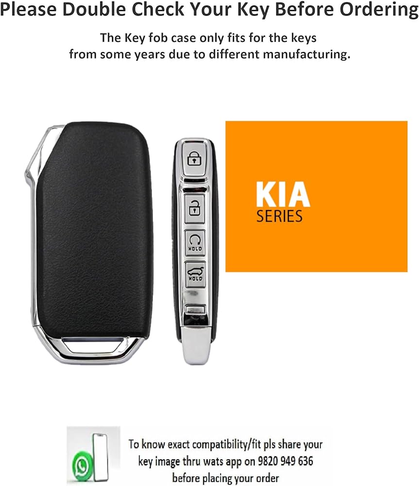 Kia Facelift 4 Button Keyless Push Button Key Premium Metal Alloy Keyc ...