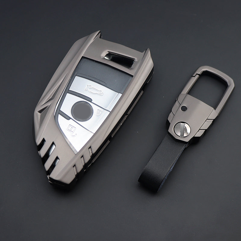 BMW New Key Armour Metal Alloy Keycase with Holder & Rope Chain – Kaarr