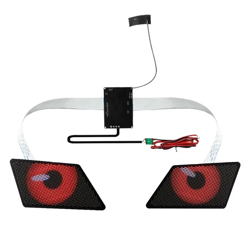 12V Car Animated Demon Eyes Display App Control LED Panel – Kaarr