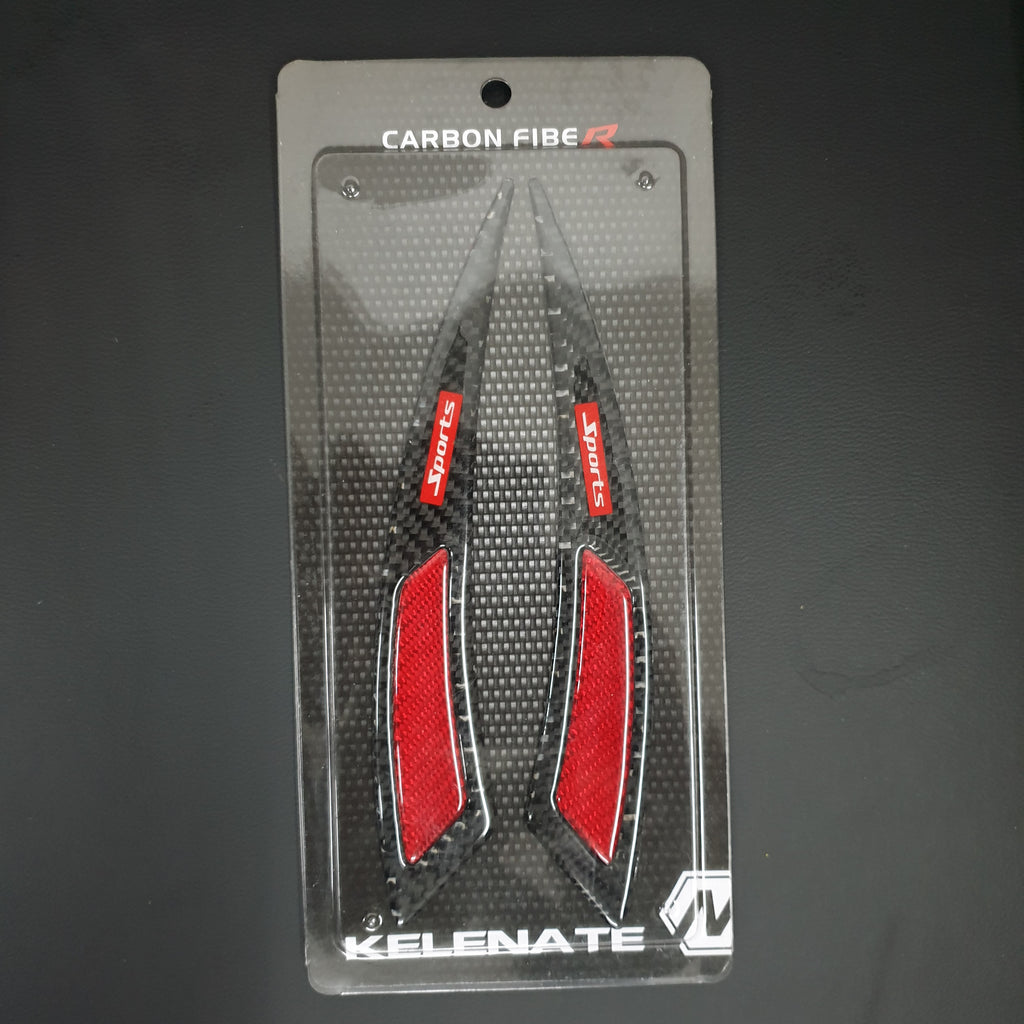 Car Splash Guard Fender Flares Wheel Eyebrow (Lip Protector Strip 2 pc ...